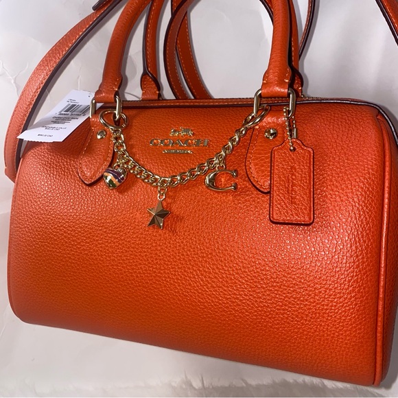 Coach | Bags | Coach Leather Rowan Satchel Purse Bag Collectible New ...